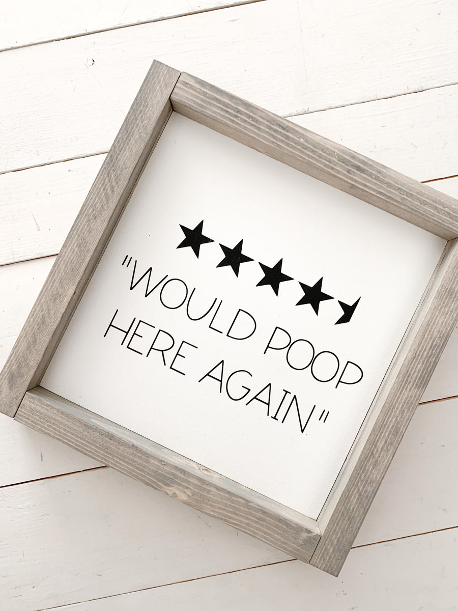 Would Poop here again – Ashwood Designs